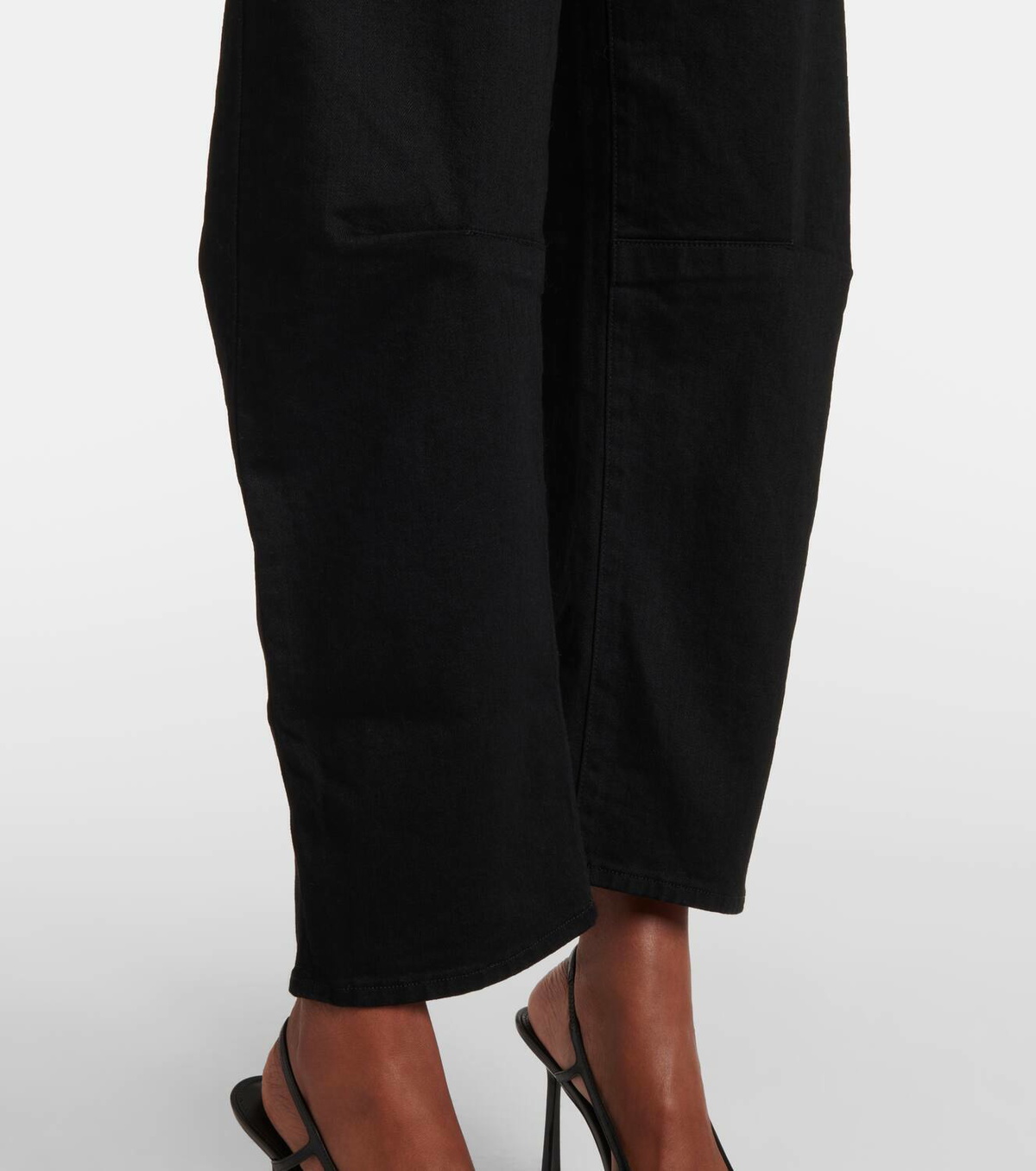 Nili Lotan Shon high-rise barrel-leg jeans Nili Lotan