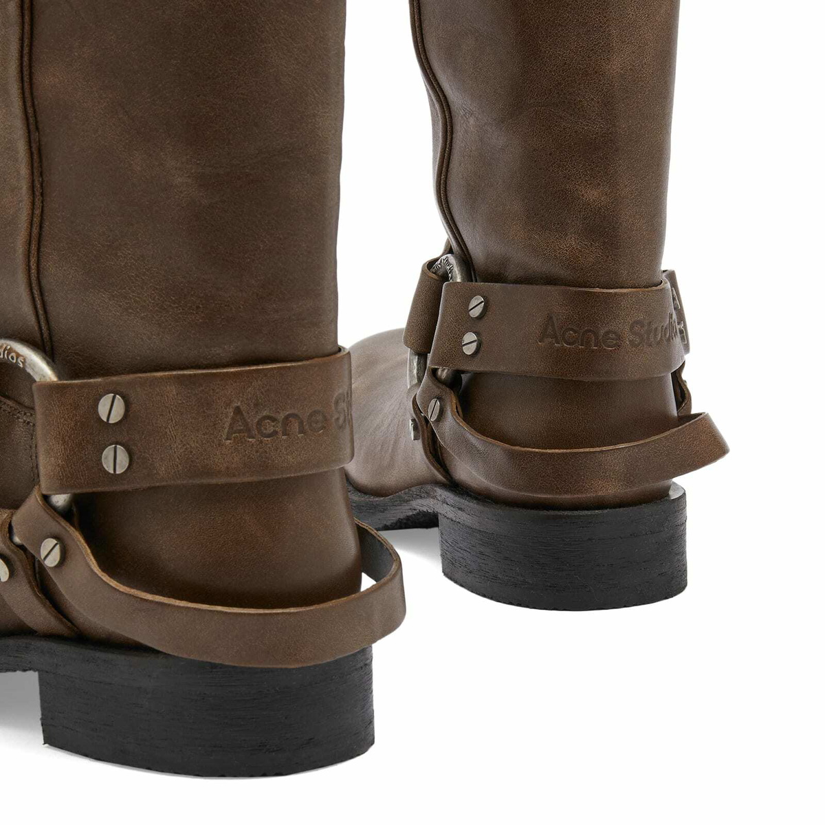 Acne Studios Women's Biker Boot in Greige Acne Studios