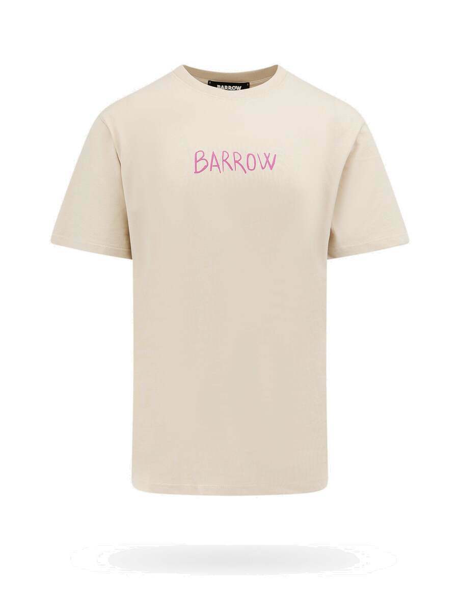 Barrow T Shirt Beige Mens Barrow