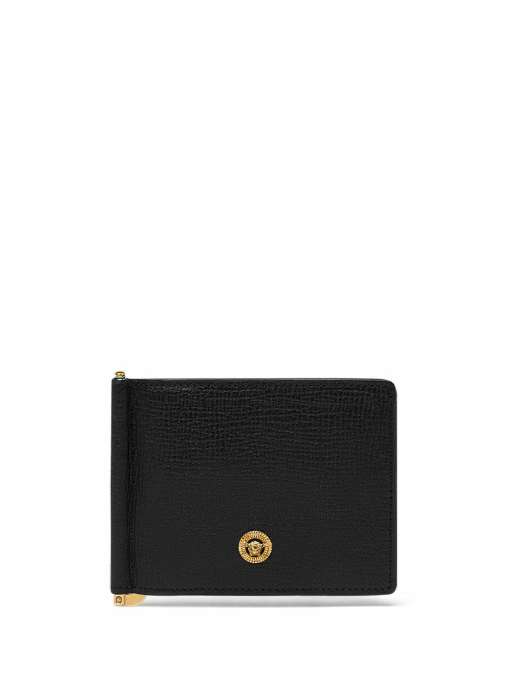 Versace Black Medusa Biggie Leather Wallet Versace