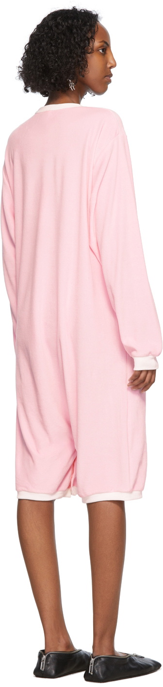 Doublet Pink Velour Anime Character Romper Doublet
