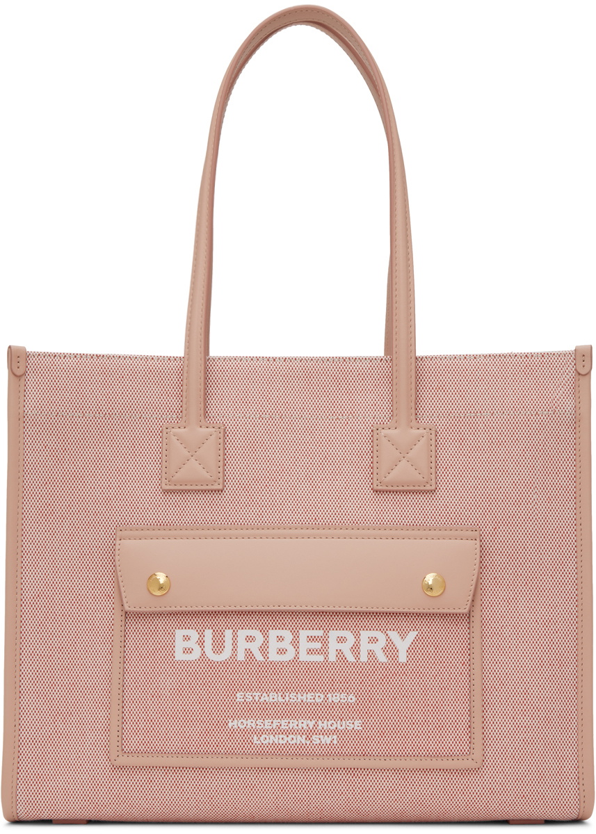 Burberry Pink Small Freya Tote Burberry