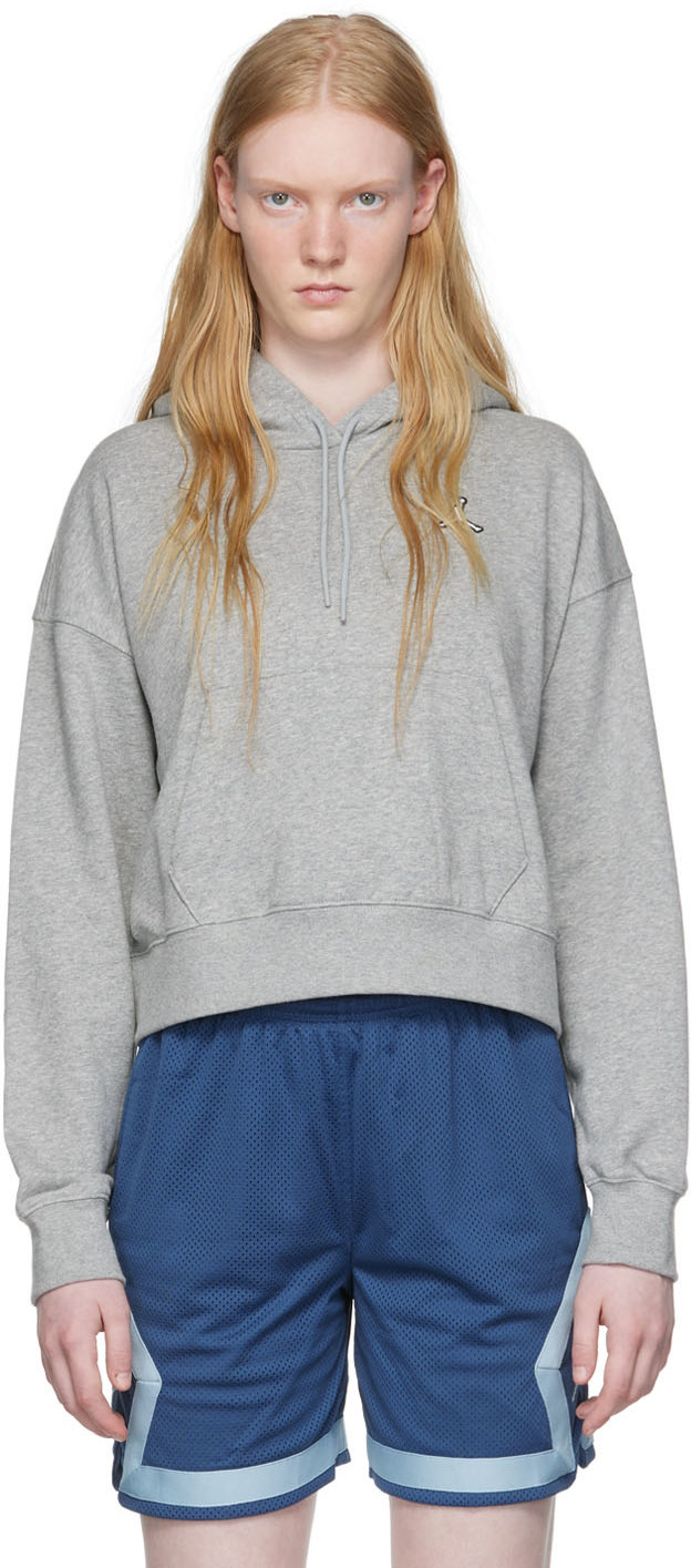 Nike Jordan Gray Jordan Essentials Hoodie Nike Jordan Brand