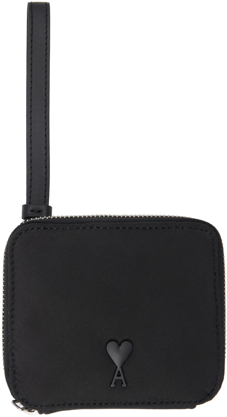 AMI Paris Black Ami de Coeur Wallet AMI