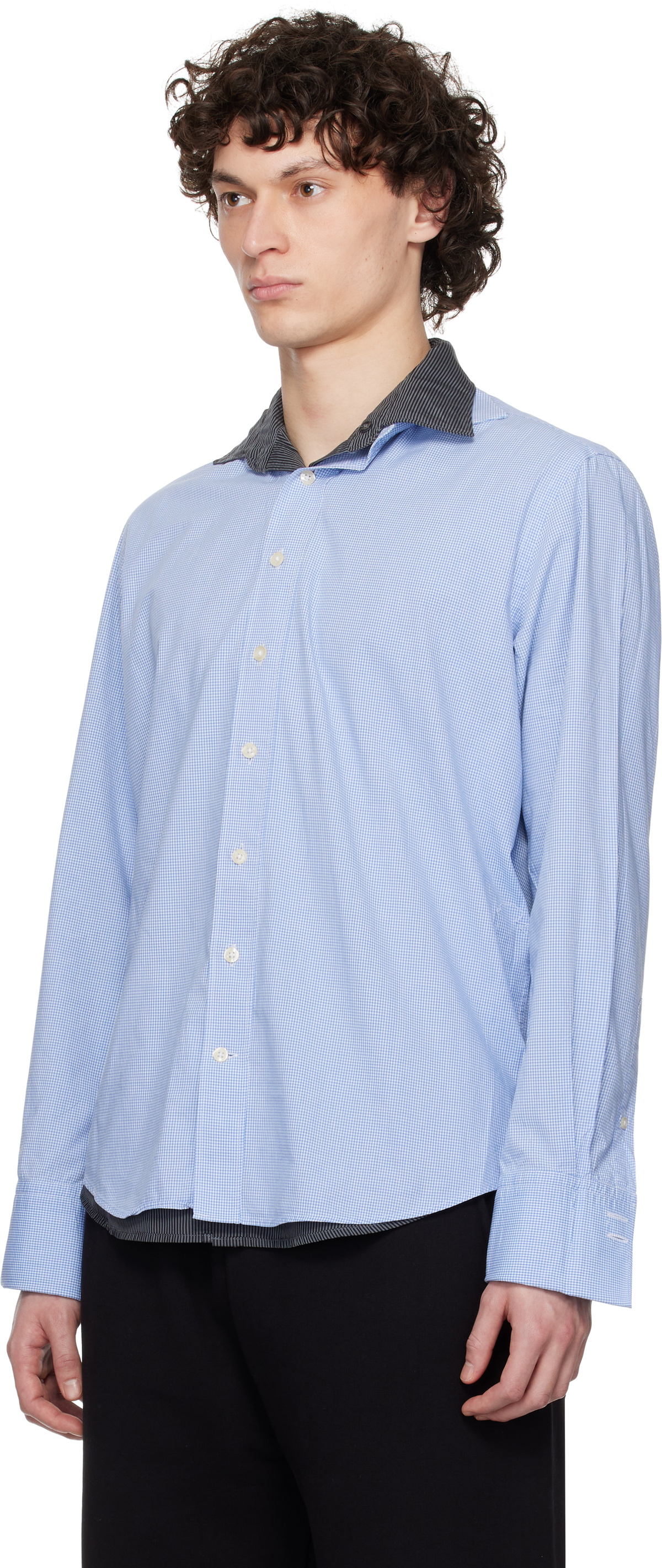 Prototypes Blue Double Layer Shirt PROTOTYPES