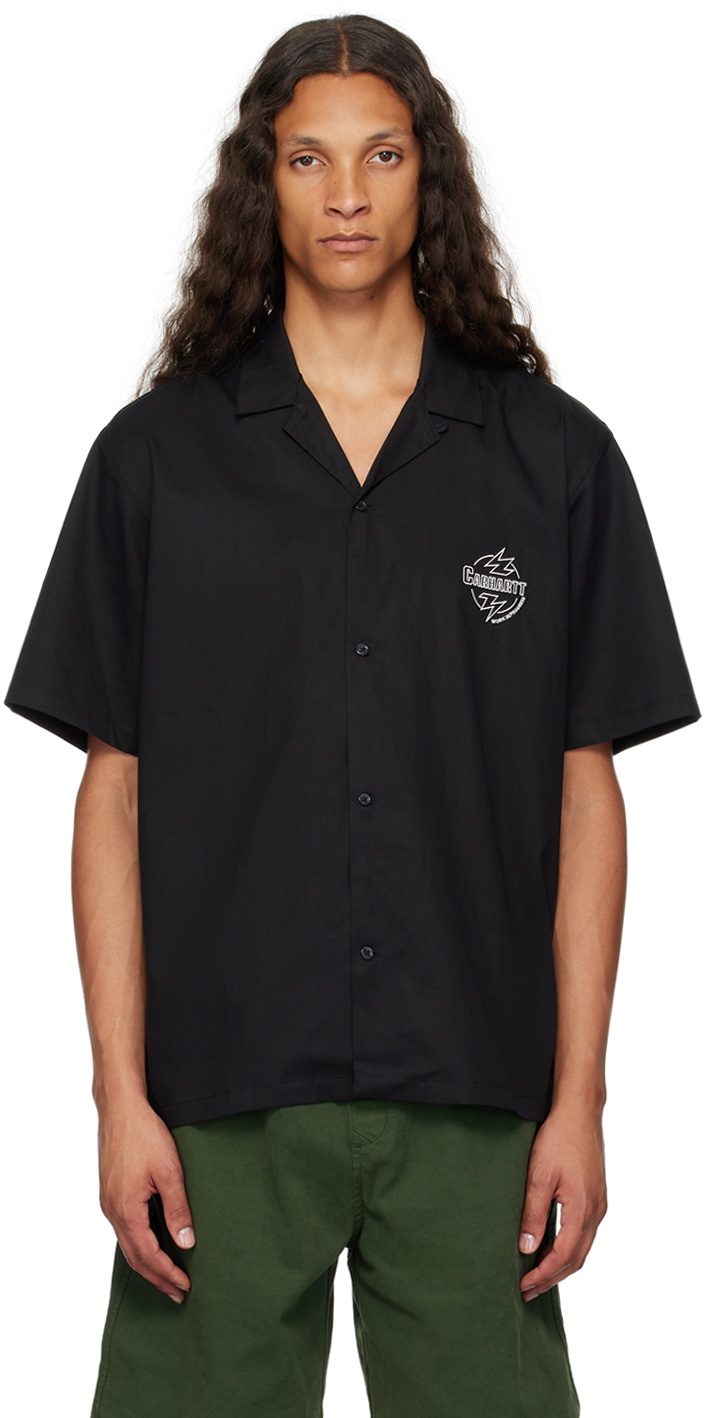 Carhartt Work In Progress Black Ablaze Shirt Carhartt WIP