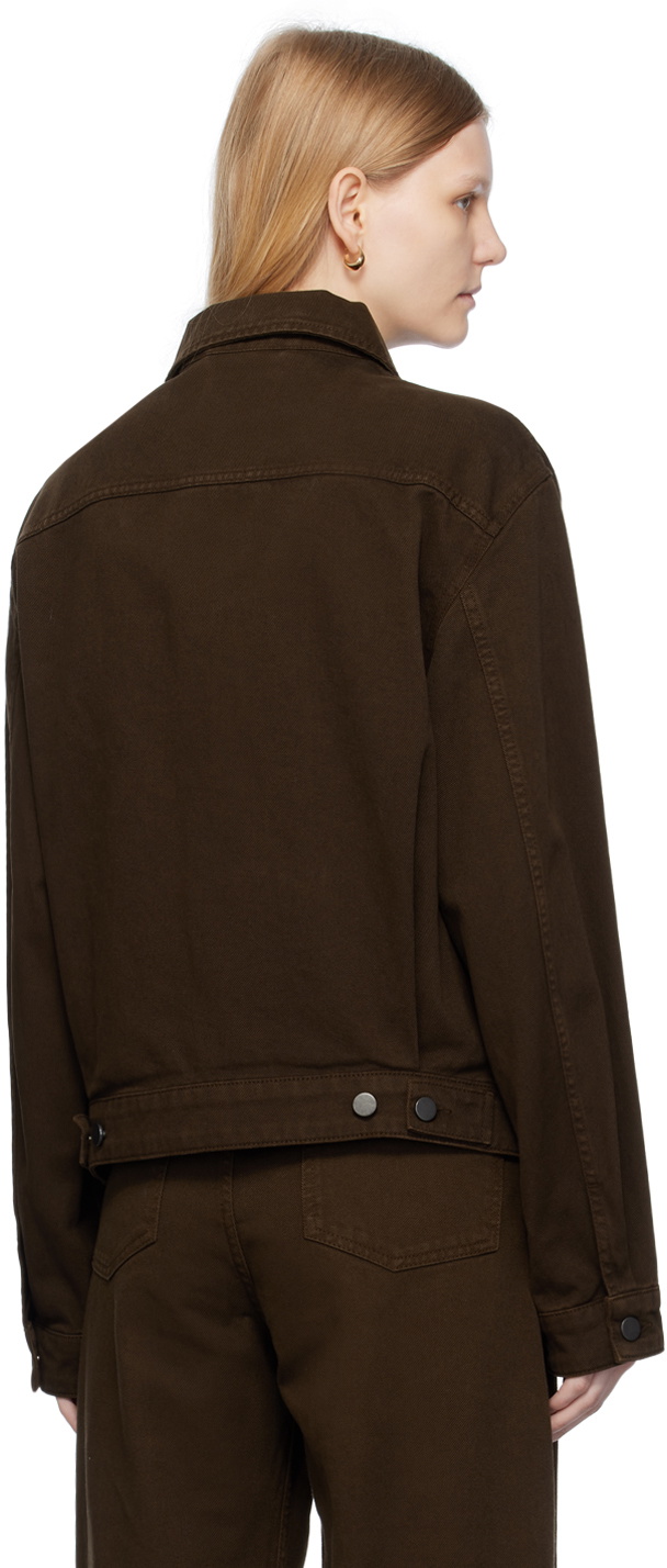 LEMAIRE Brown Boxy Denim Jacket Lemaire