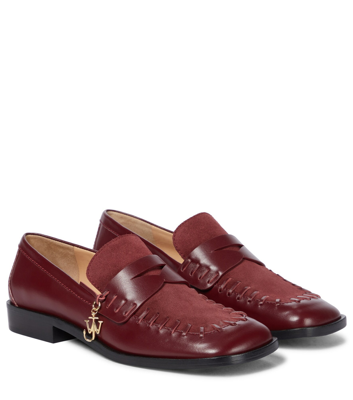 JW Anderson - Stitch leather loafers JW Anderson
