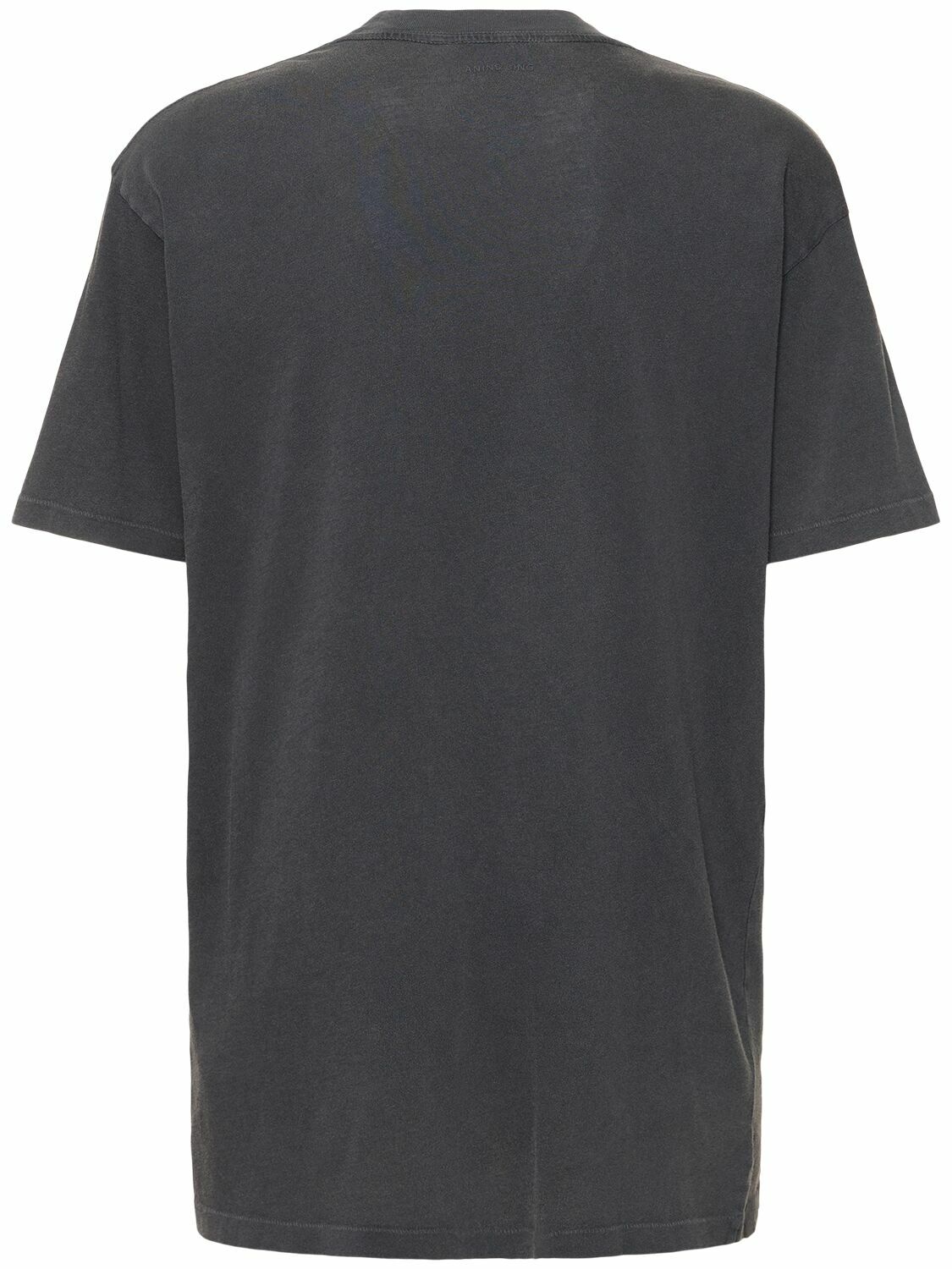 ANINE BING - Walker Spotted Leopard Cotton T-shirt ANINE BING