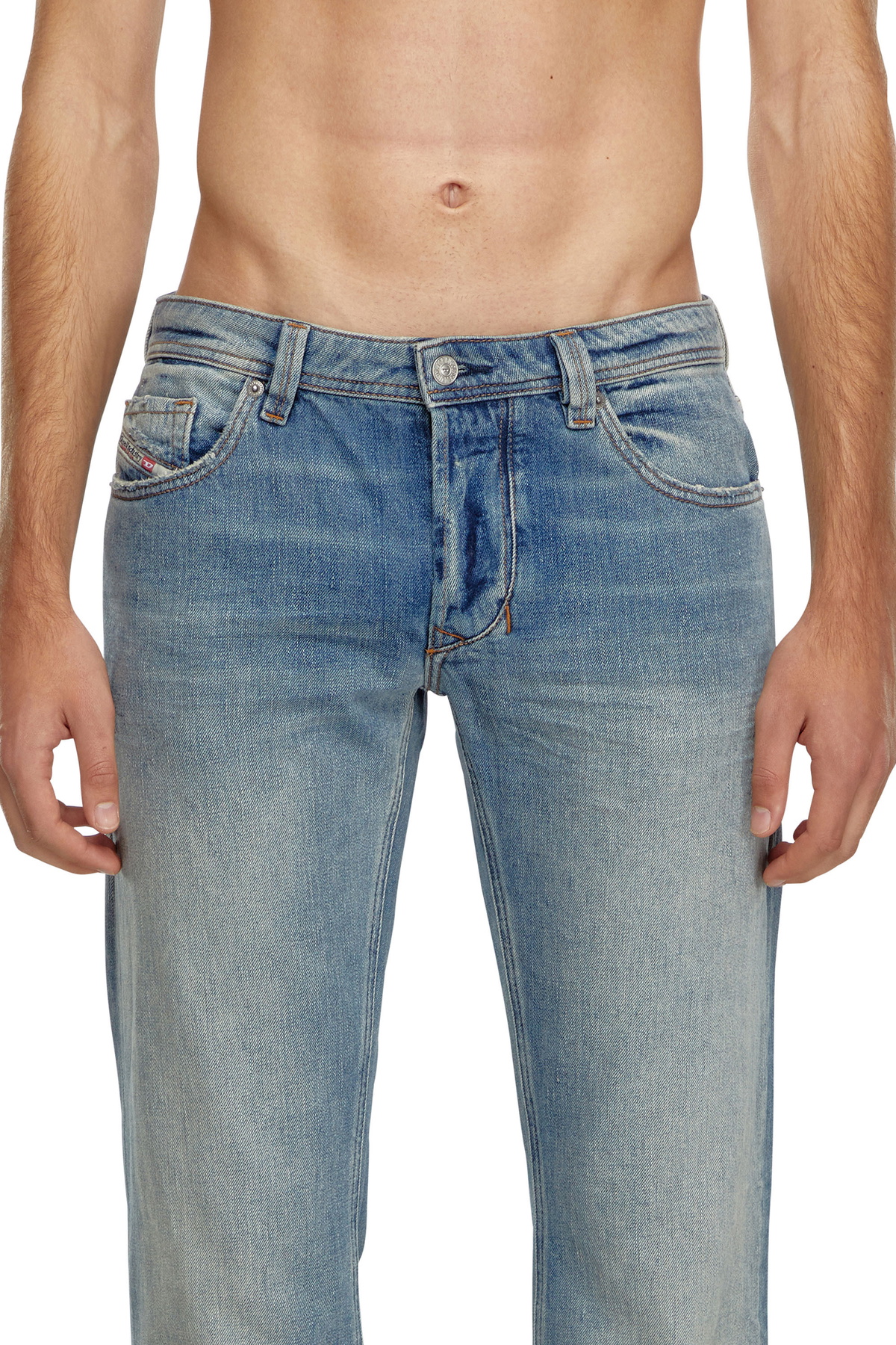 Diesel Regular Jeans - 1985 Larkee - Jeans Mens in Blue Diesel