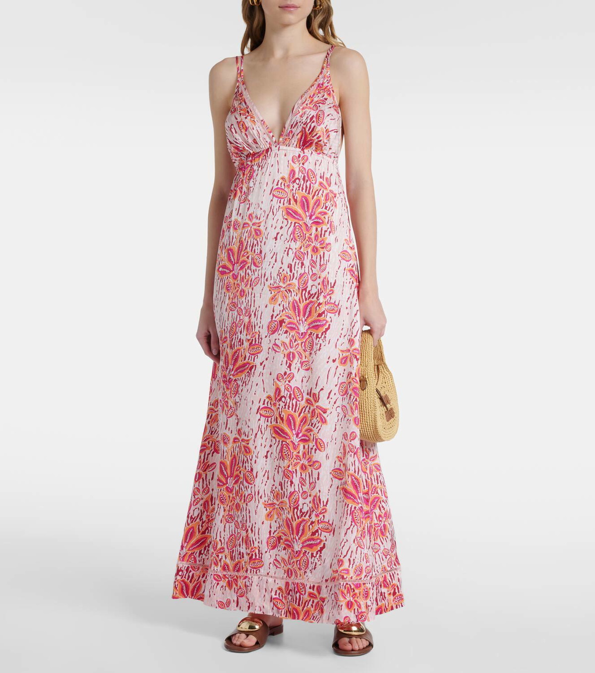 Poupette St Barth Cassandra floral maxi dress Poupette St Barth