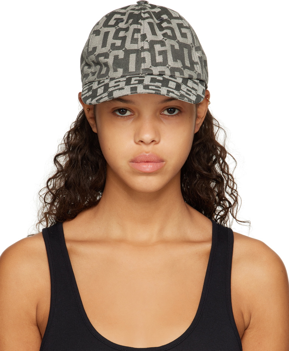 GCDS Gray Monogram Cap GCDS