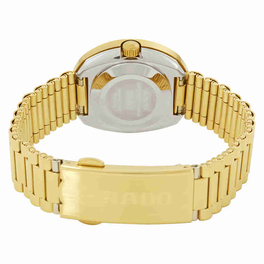 Rado The Original S Automatic Gold Dial Ladies Watch R12416673 Rado