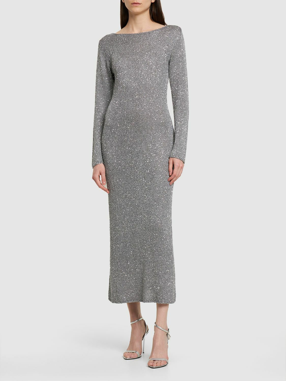 BEC + BRIDGE Sadie Sequined Long Sleeve Dress BEC + BRIDGE