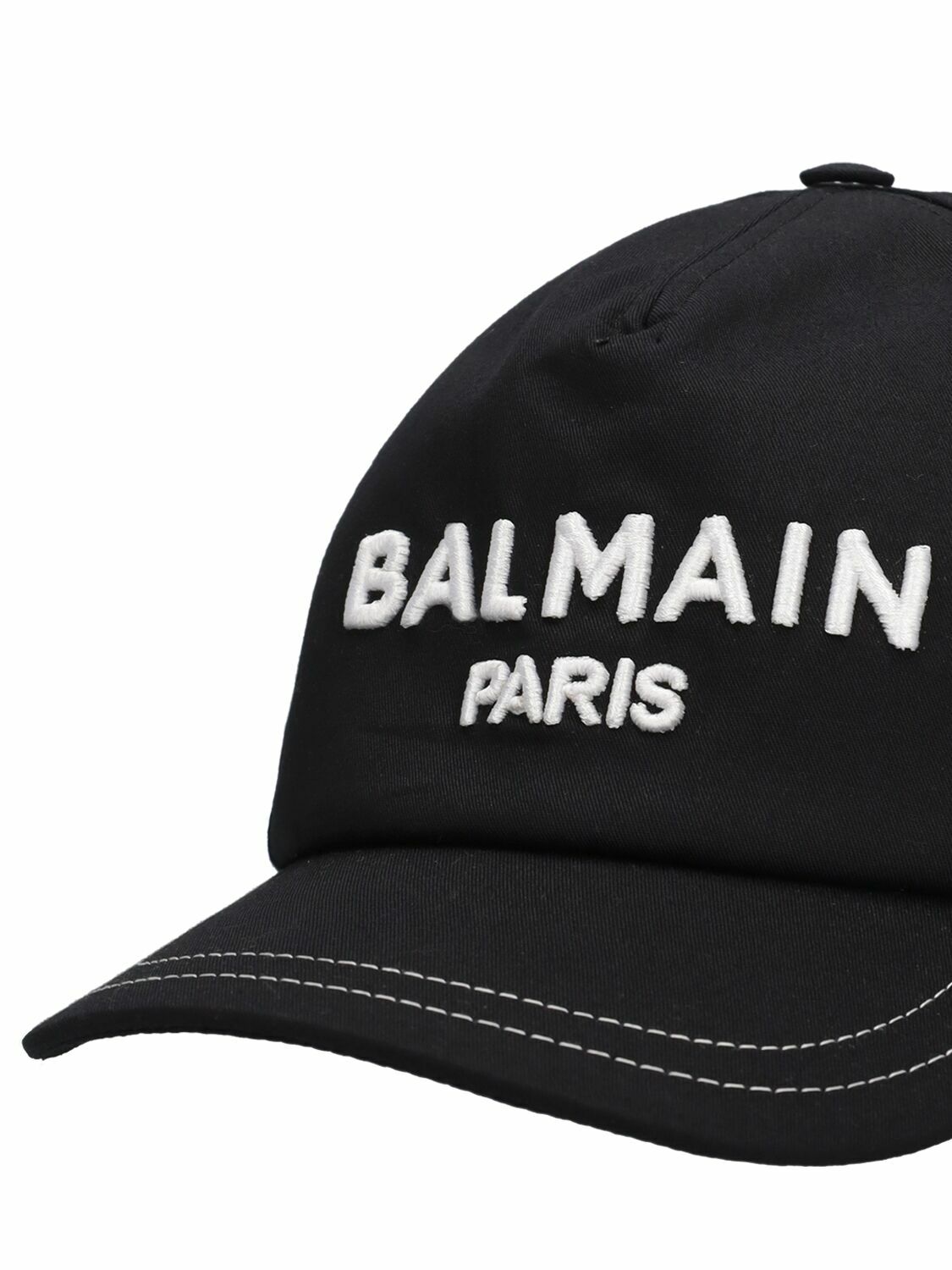 BALMAIN Cotton Gabardine Baseball Cap Balmain