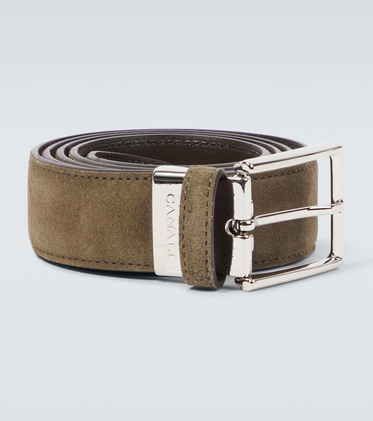 Canali Reversible suede belt Canali