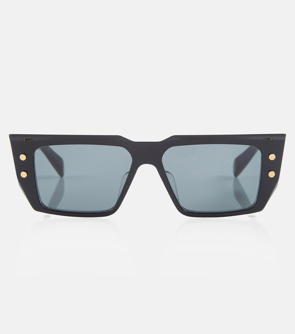 Balmain - Logo-embossed square sunglasses Balmain