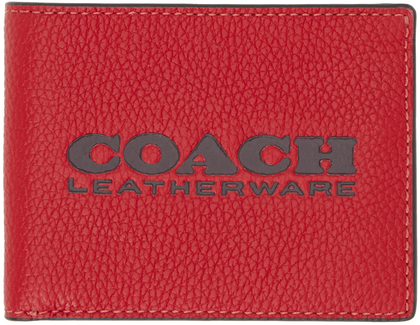 Coach 1941 Red Pebble Wallet Coach 1941