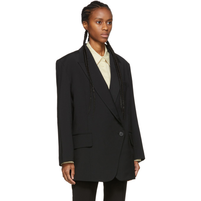 Low Classic Black Loose Fit Jacket Low Classic