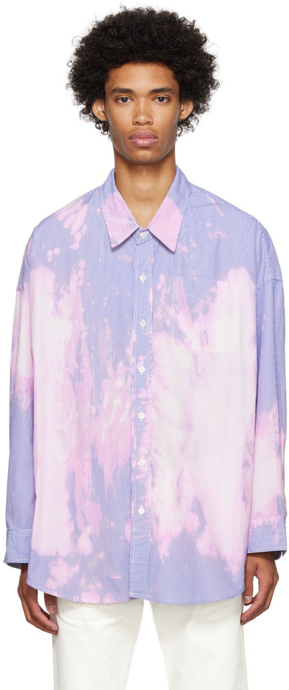 R13 Blue Bleached Shirt R13