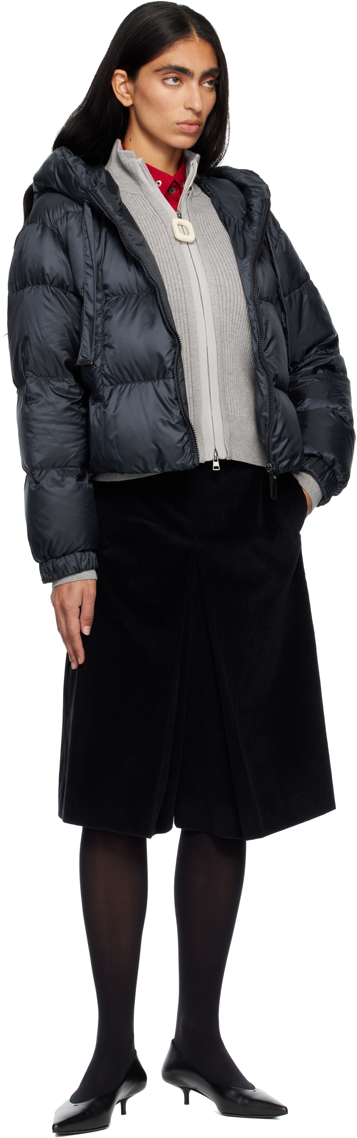 Max Mara Navy Seie Down Jacket Max Mara