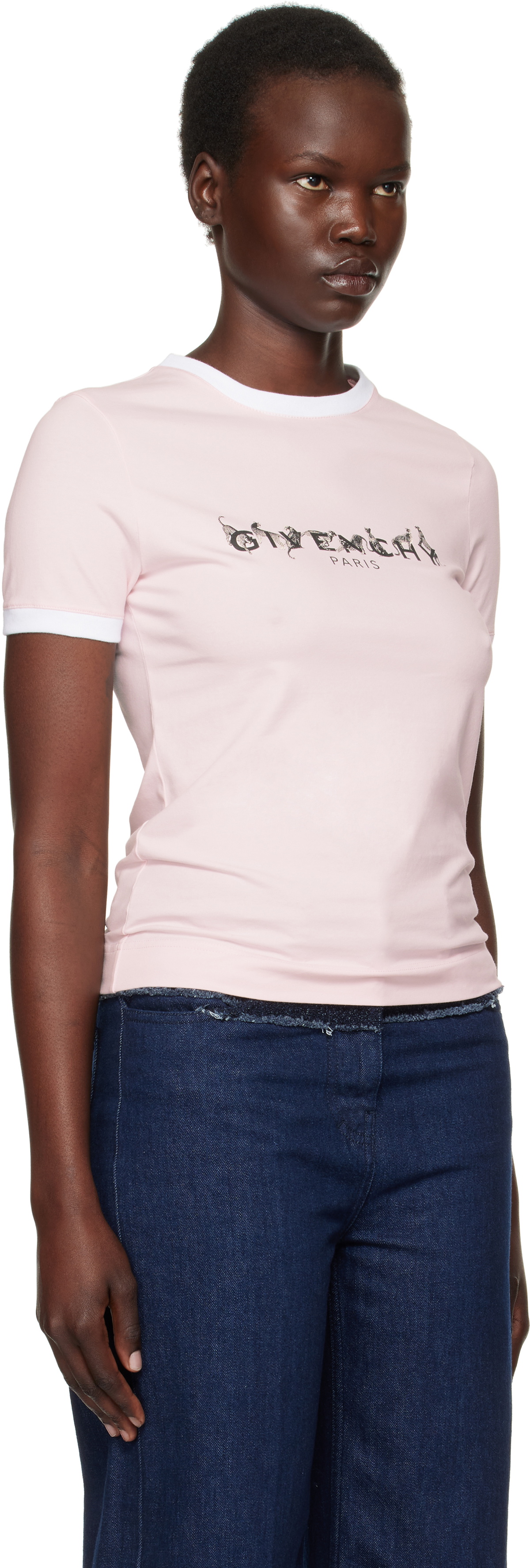 Givenchy Pink Ringer T-shirt Givenchy