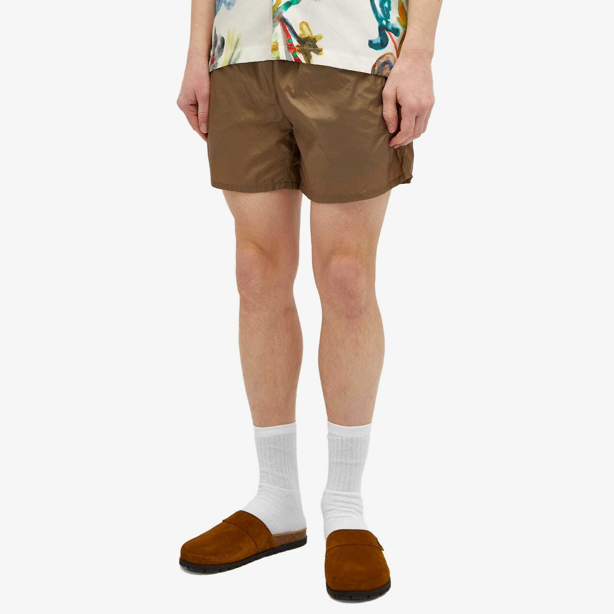 Our Legacy Men's Draoe Tech Trunks in Olive Our Legacy