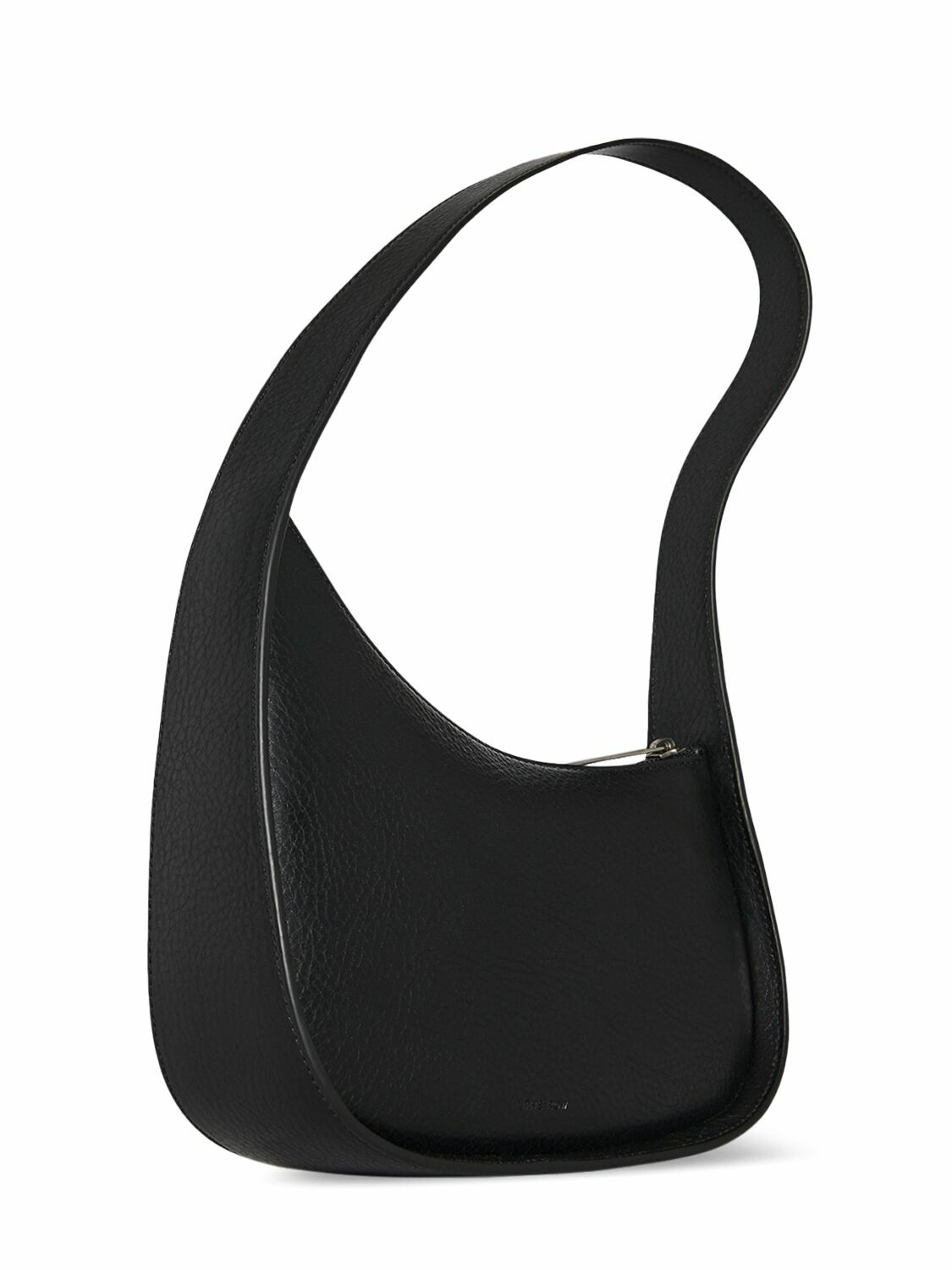 THE ROW Half Moon Grained Leather Shoulder Bag The Row