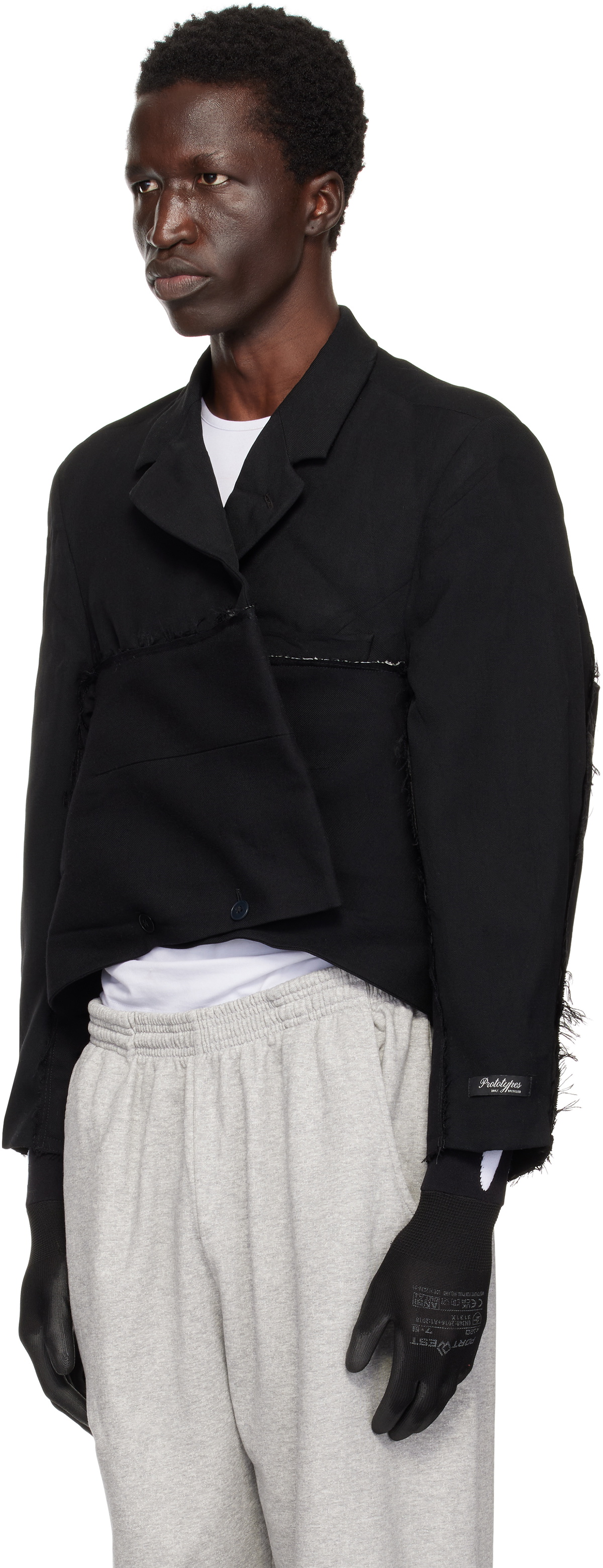 Prototypes Black Twoway Tailored Blazer PROTOTYPES