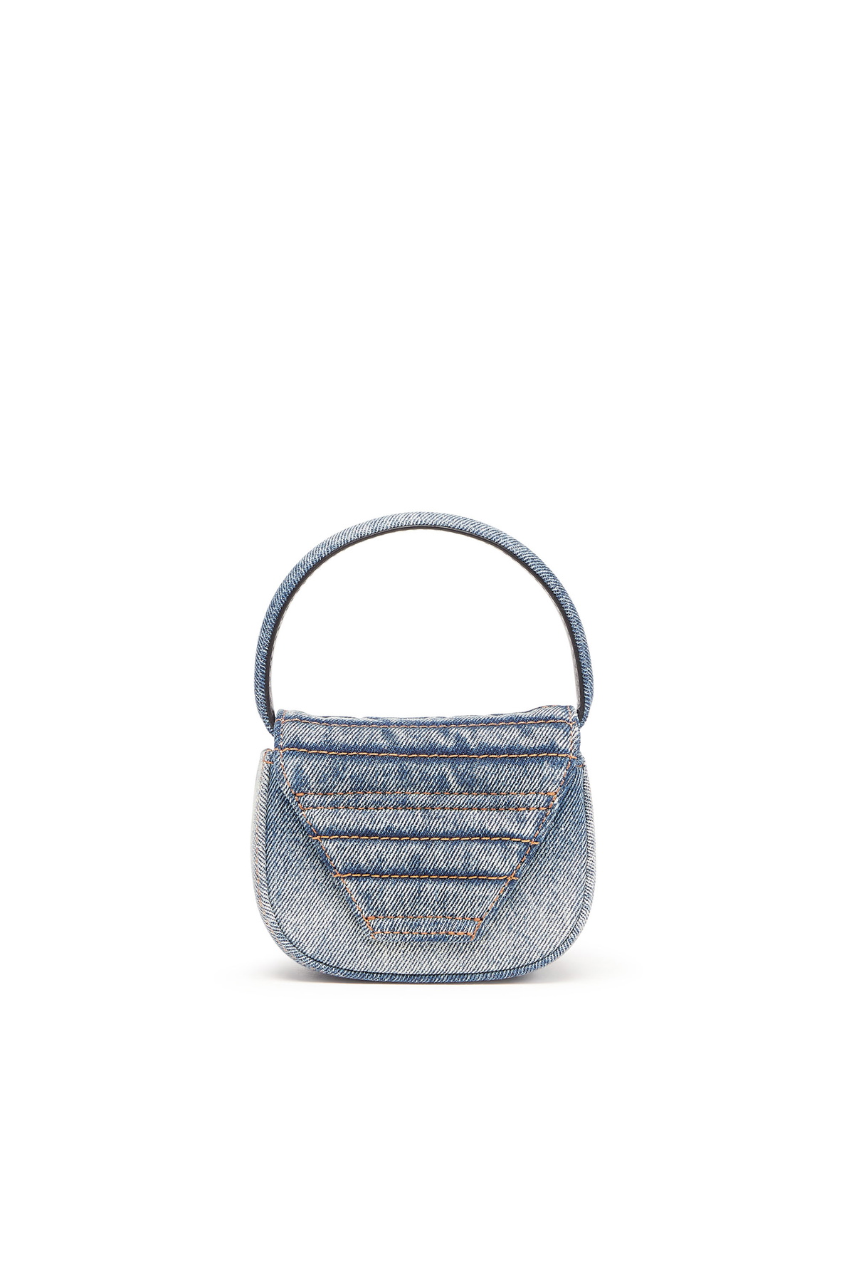 Diesel 1DR XS - Iconic mini bag in solarised denim - Crossbody Bags ...