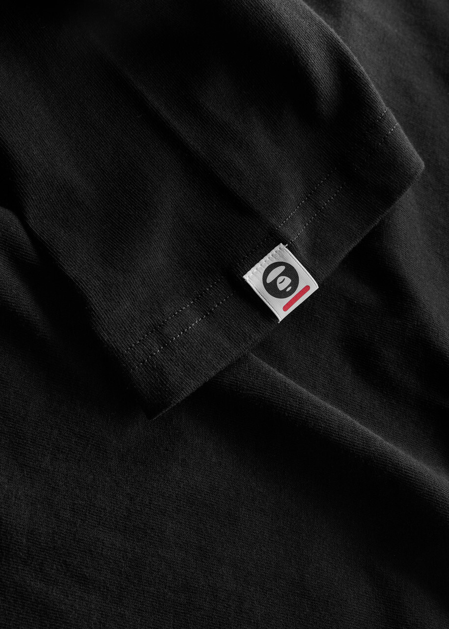 Aape Logo-appliquéd Cotton T-shirt Black AAPE by A Bathing Ape