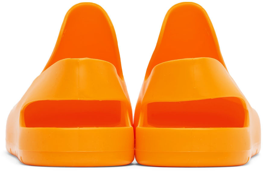 Bottega Veneta Orange Puddle Loafers Bottega Veneta