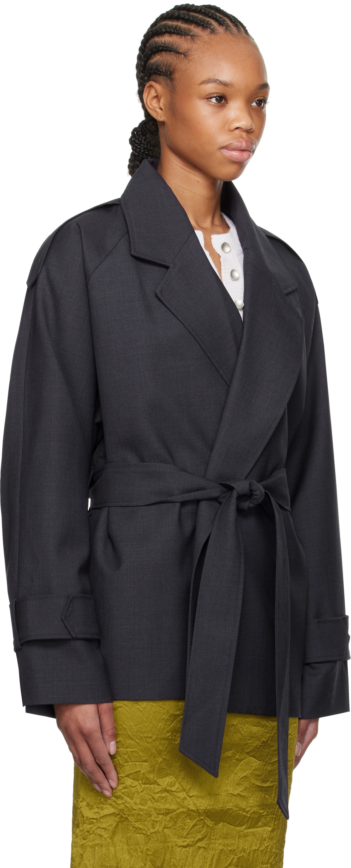 TOVE Navy Tate Jacket Tove