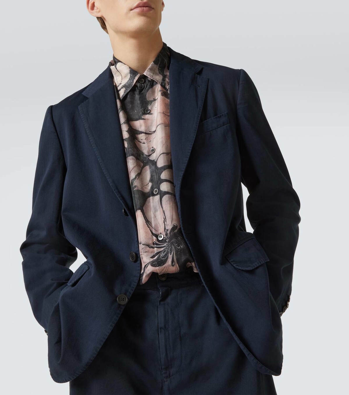 Dries Van Noten Embroidered cotton shirt Dries Van Noten