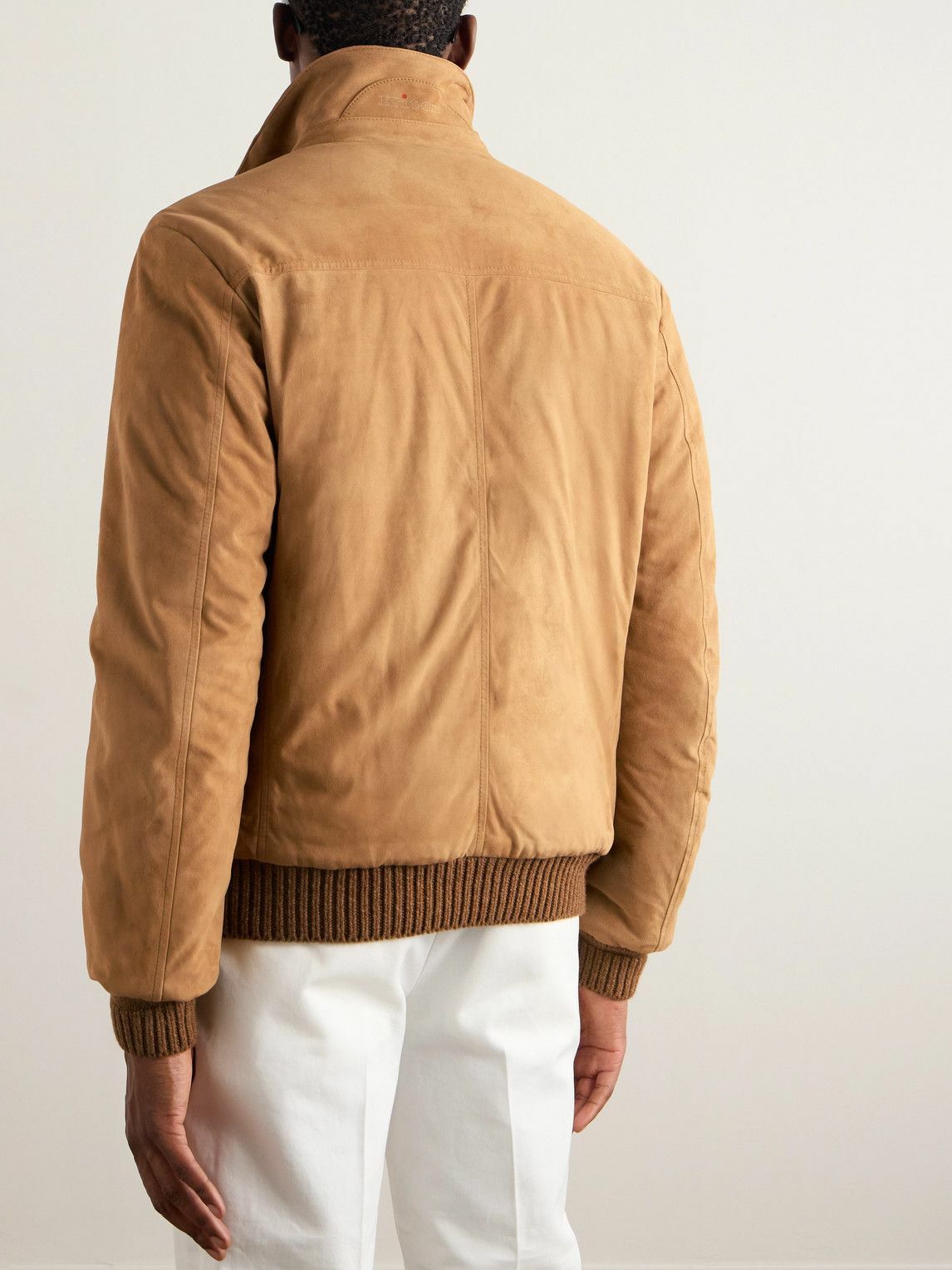 Kiton - Suede Bomber Jacket - Unknown Kiton