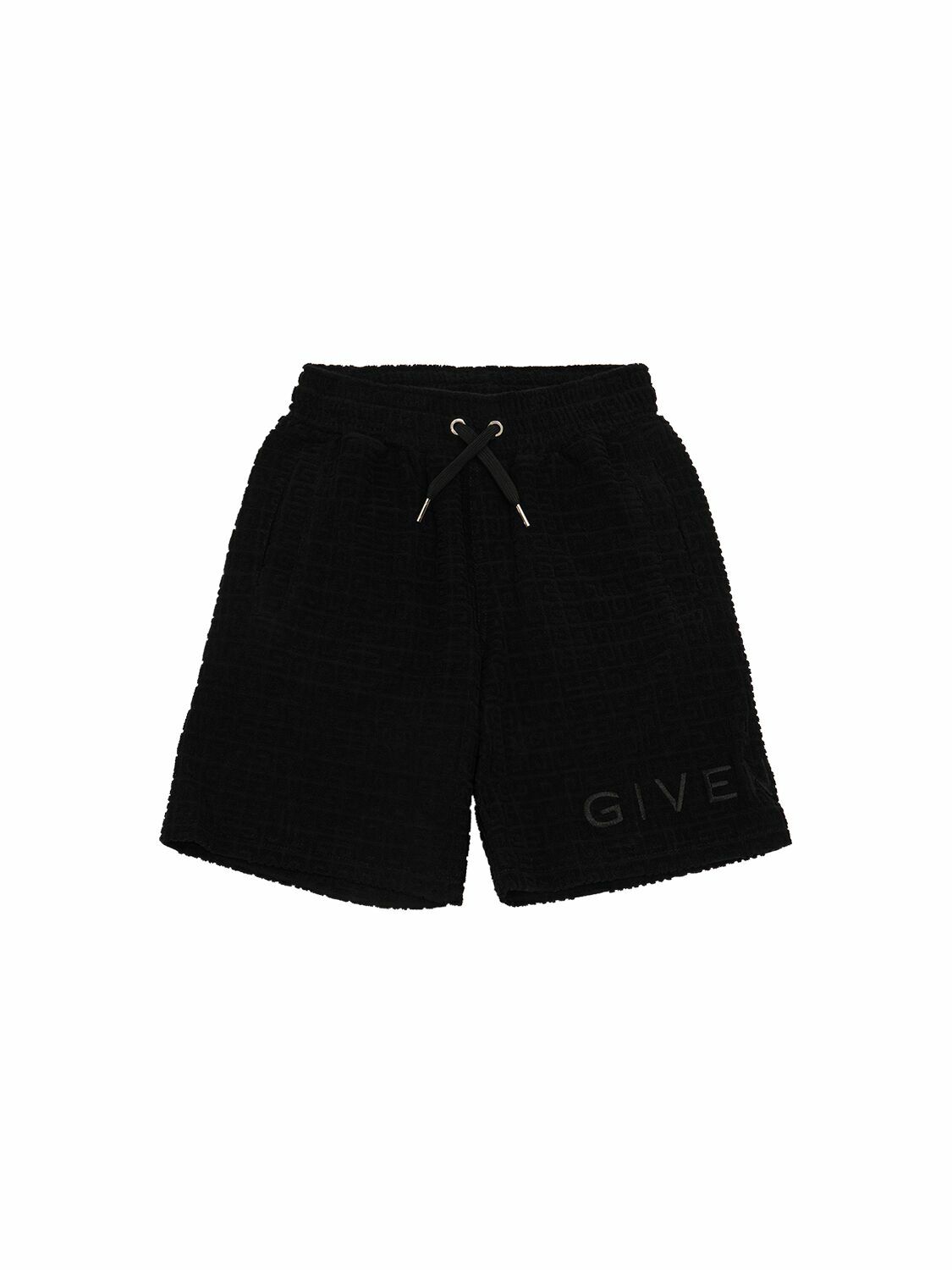 GIVENCHY Cotton Terry Jacquard Shorts Givenchy
