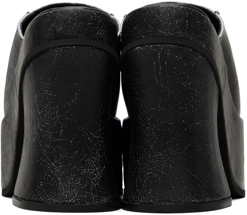 Eckhaus Latta Gray Platform Mules Eckhaus Latta