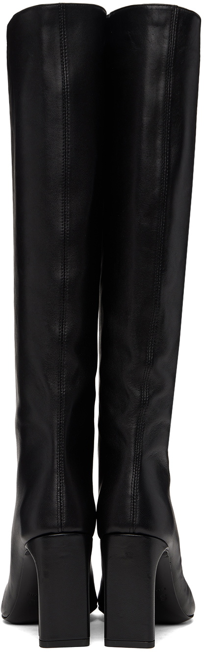 Staud Black Wally High Heel Tall Boots Staud