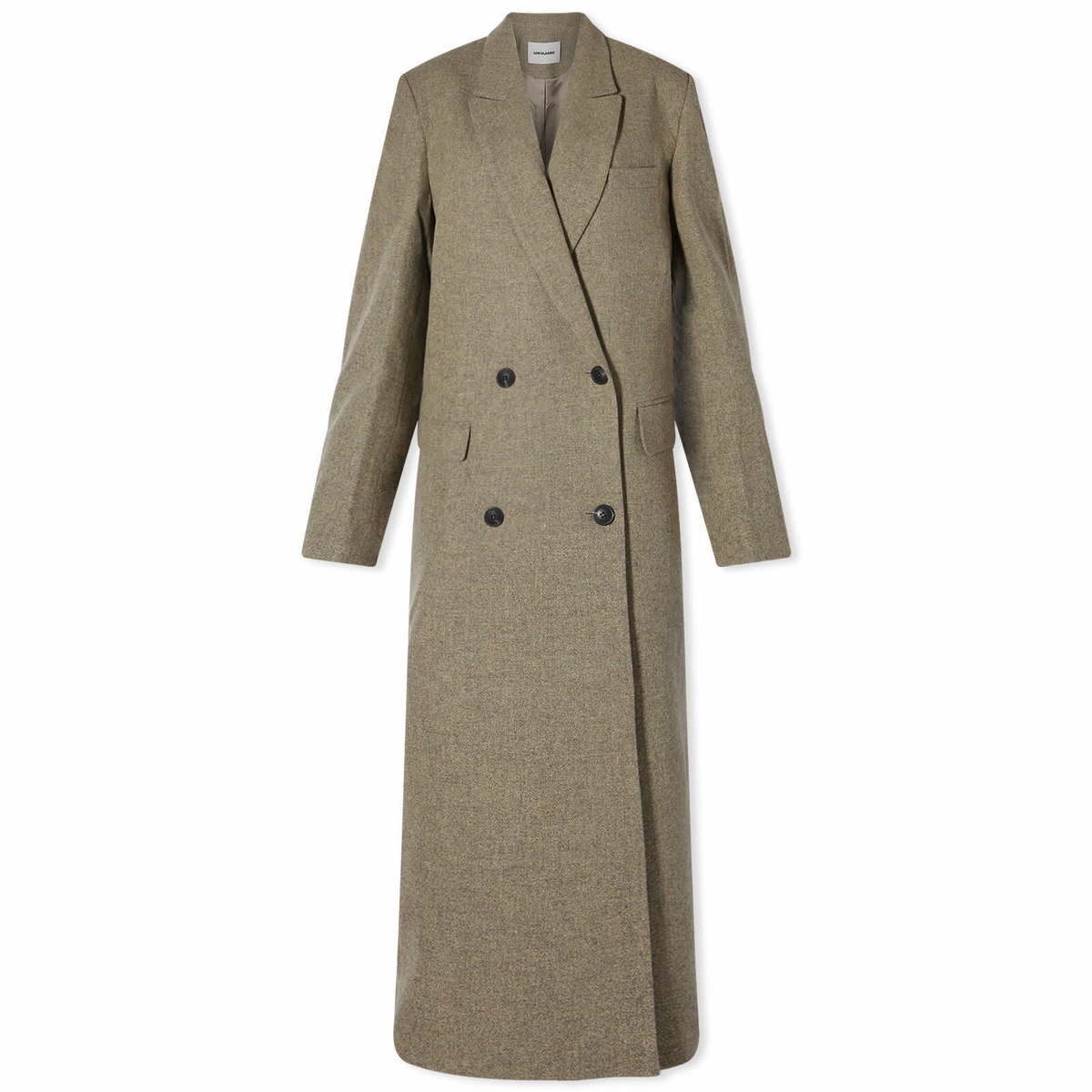 Low Classic Women's Double Long Coat in Beige Low Classic