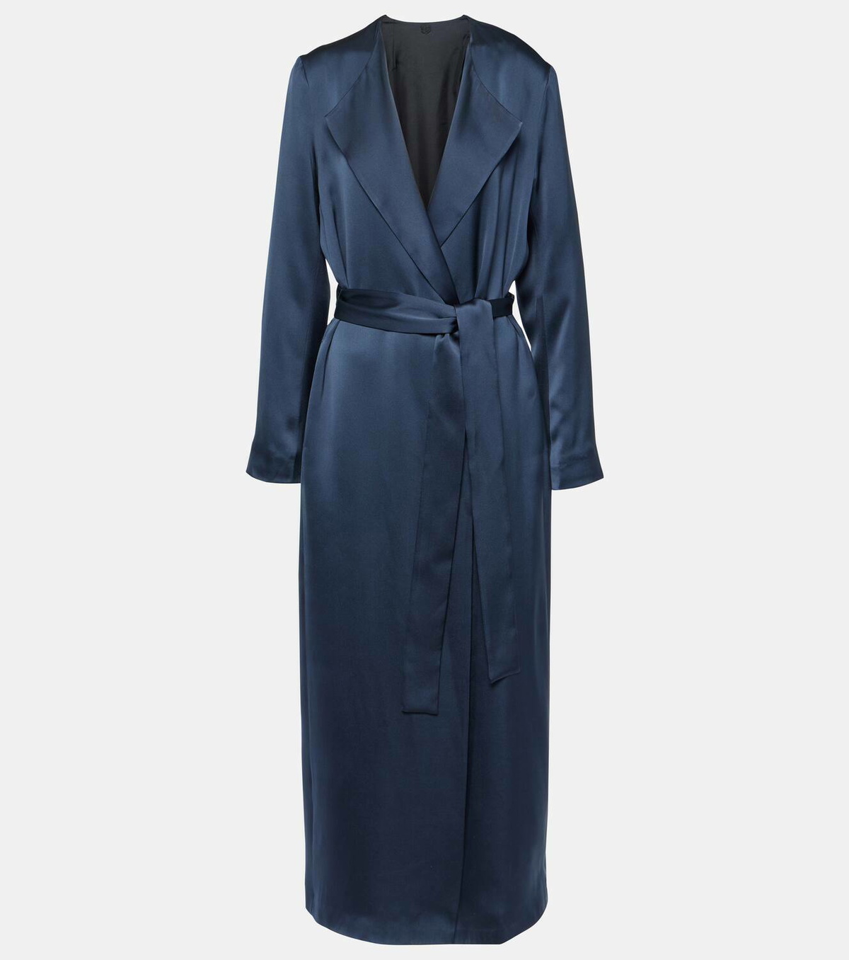 The Row Paycen silk satin coat The Row