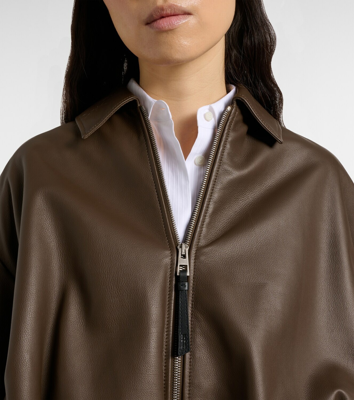 Loewe Draped leather jacket Loewe
