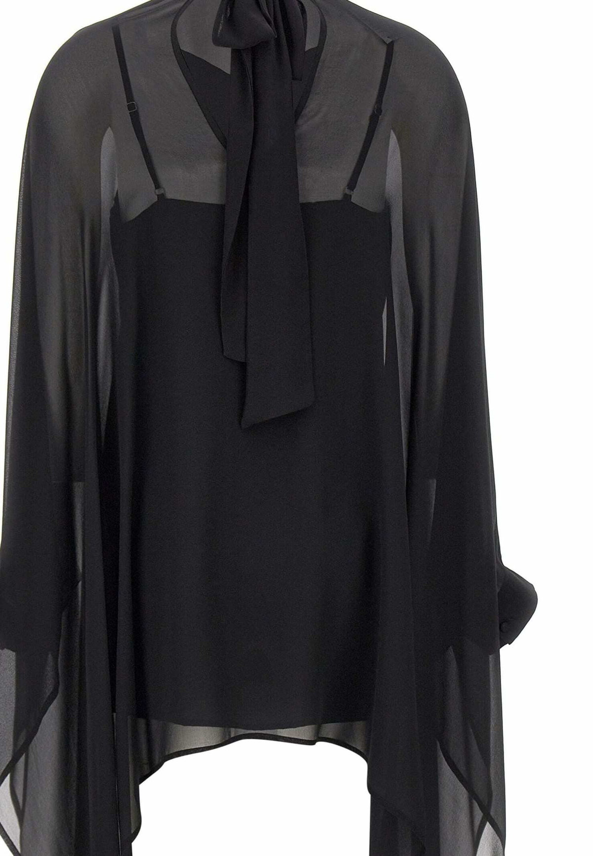 Parosh Tie Neck Blouse Parosh