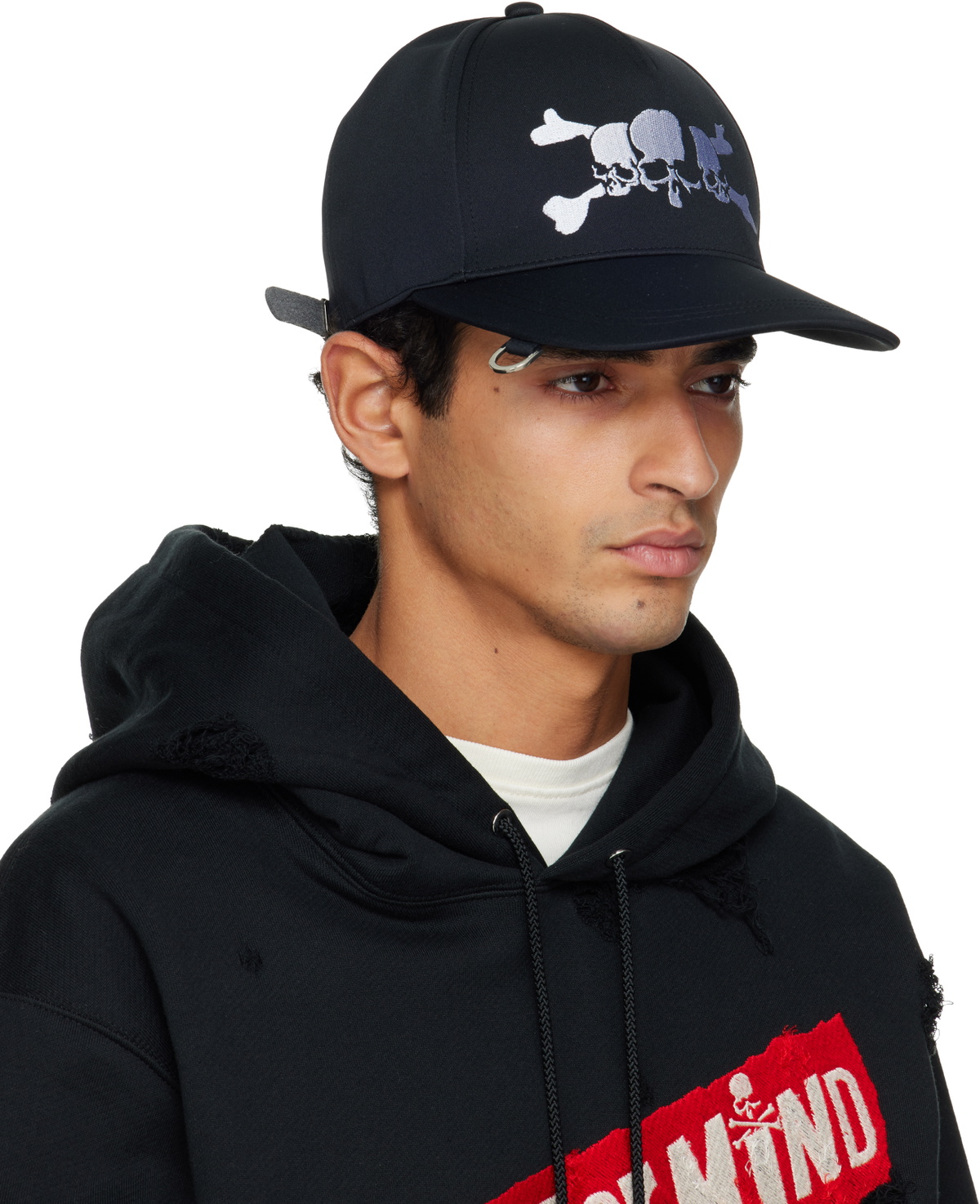 mastermind JAPAN Black MJ Asura Skull Cap mastermind JAPAN