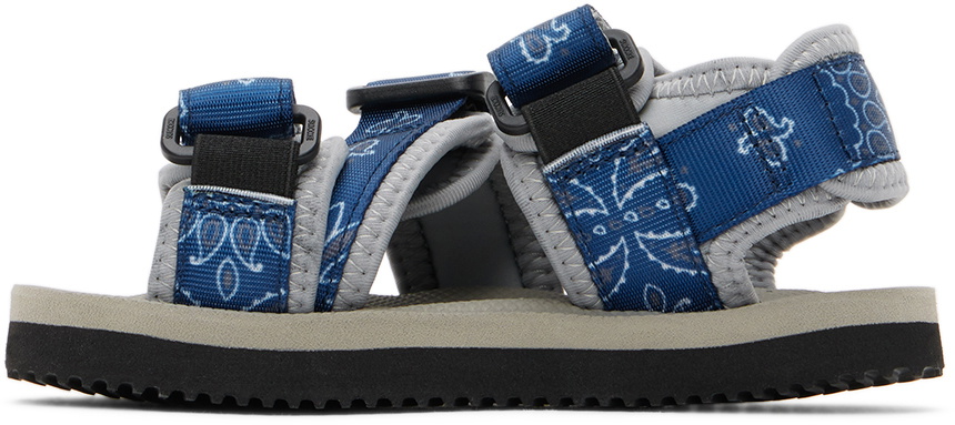 Suicoke Kids Navy & Gray Kisee Sandals Suicoke