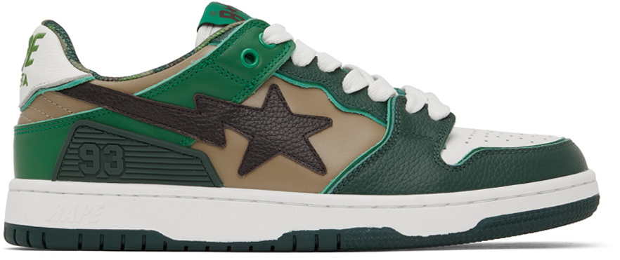 BAPE Green ABC SK8 Sta #2 M2 Sneakers A Bathing Ape