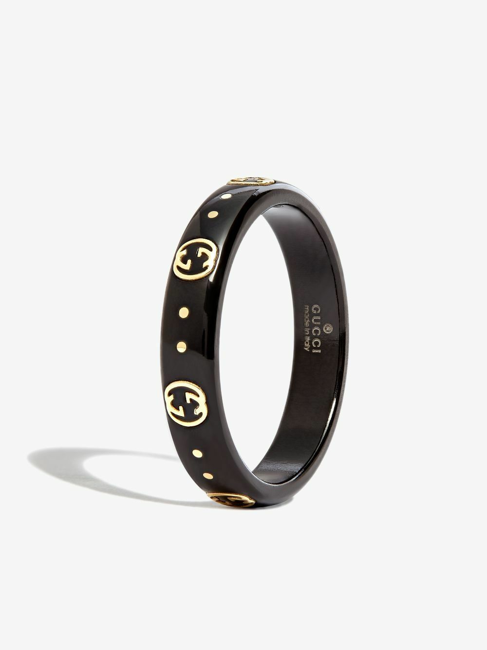 Gucci 18kt Yellow Gold Icon Band Ring Gucci