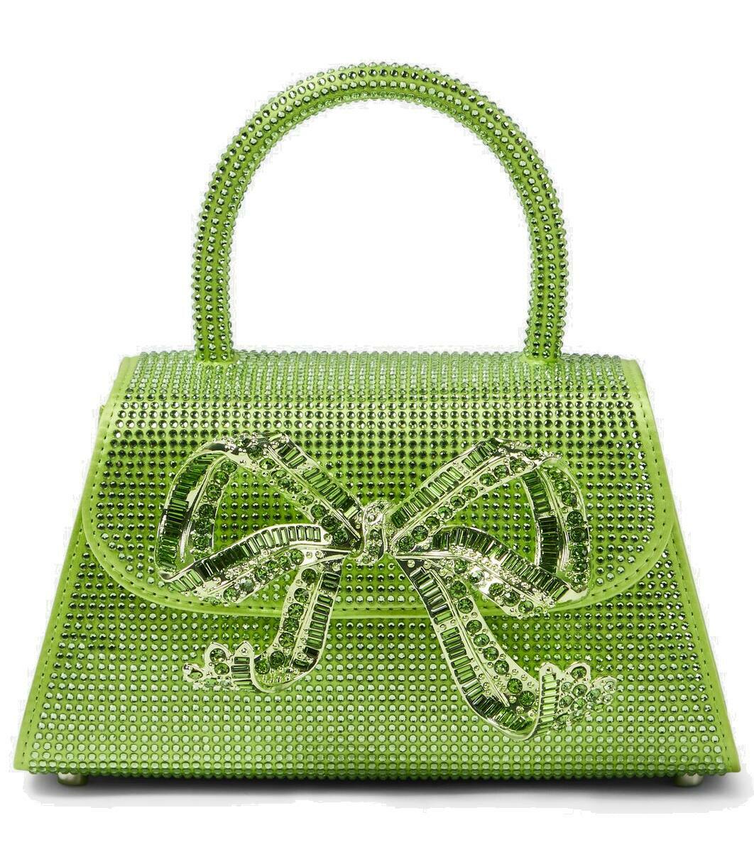 Self-Portrait The Bow Micro tote bag Self-Portrait