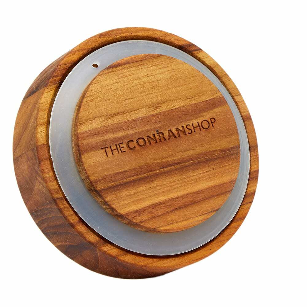 The Conran Shop Storage Stacking Jar in Teak The Conran Shop