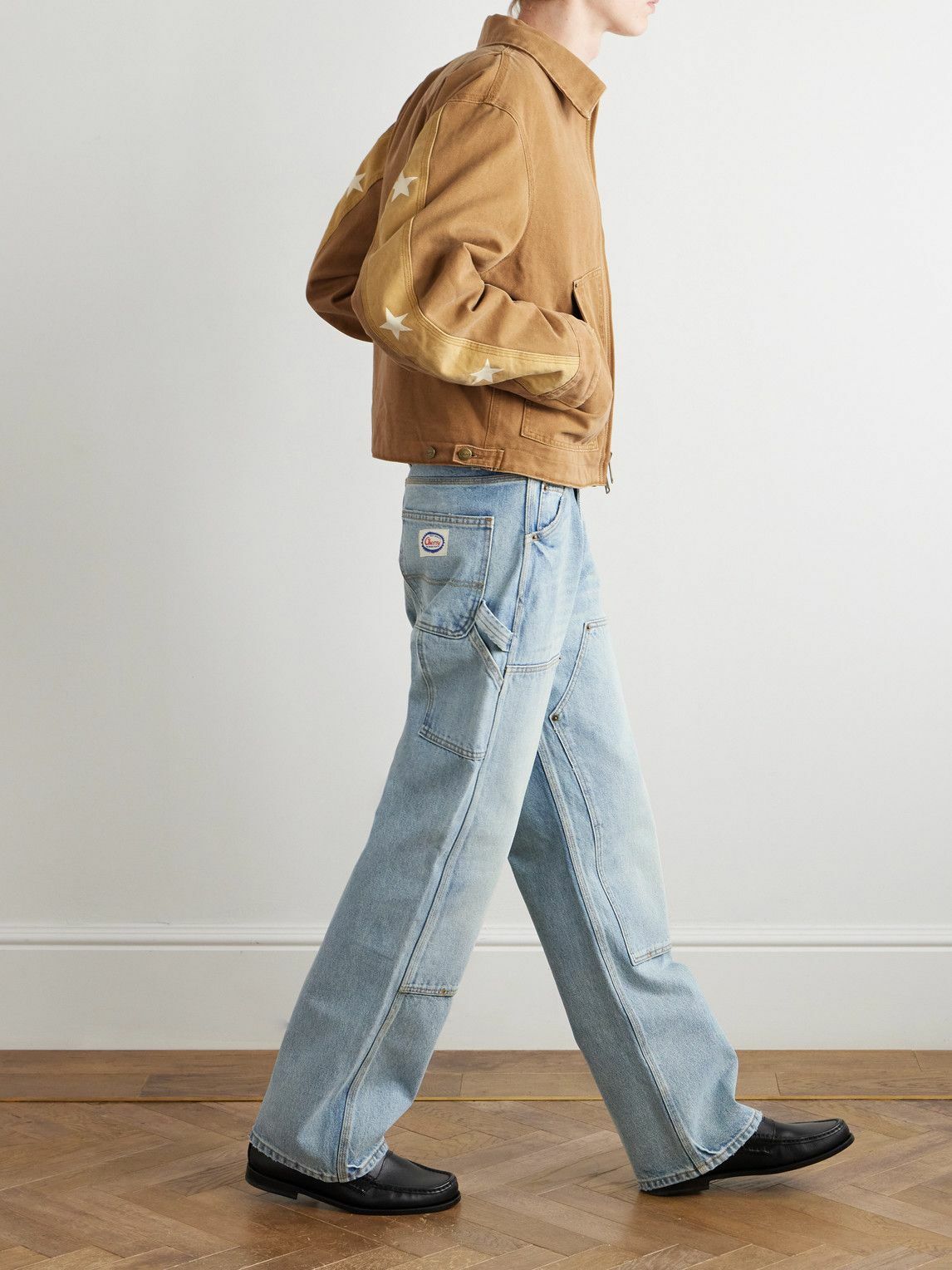 Cherry Los Angeles - Mechanic Printed Cotton-Canvas Trucker Jacket ...