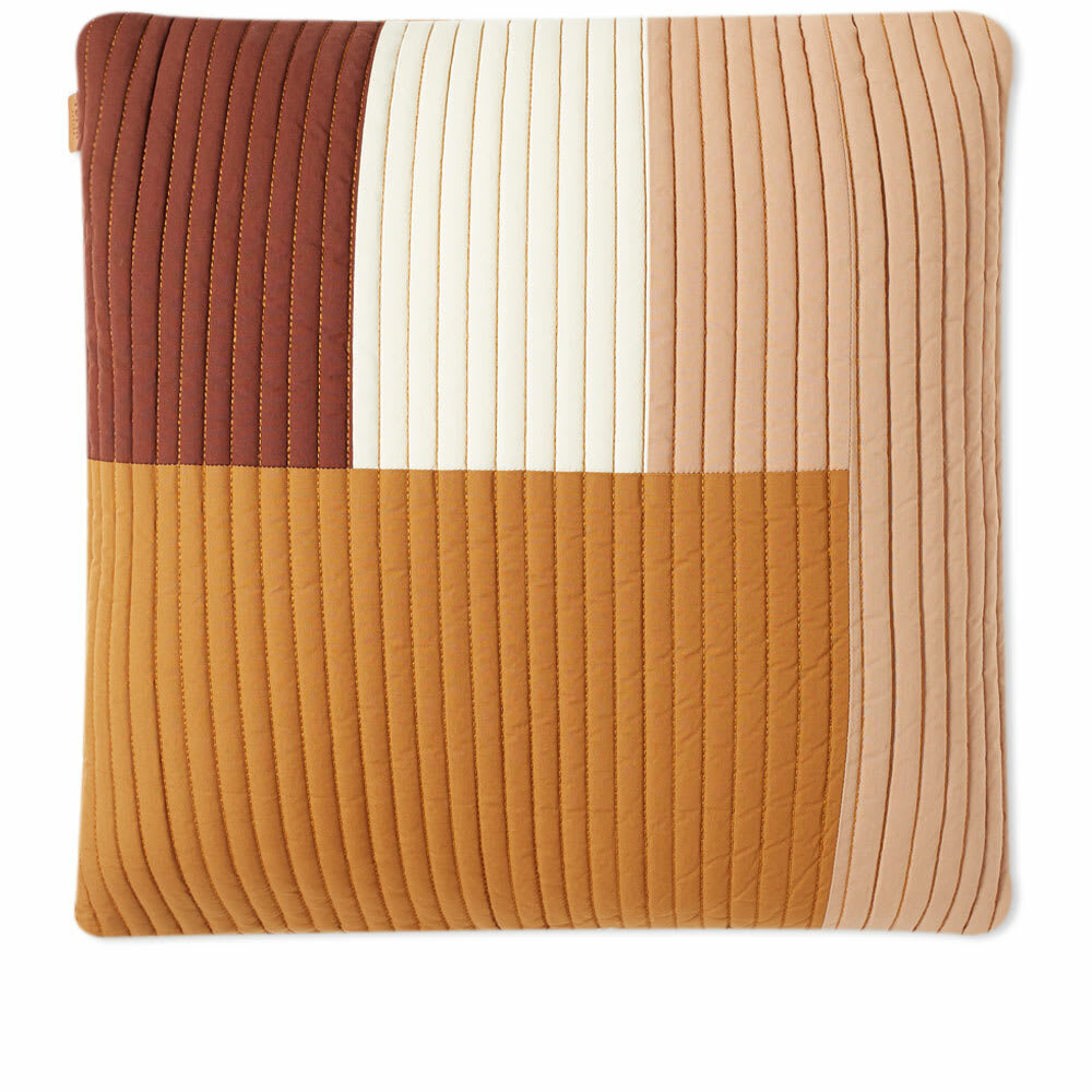 Ferm Living Shay 50 x 50 Quilt Cushion in Mustard ferm LIVING